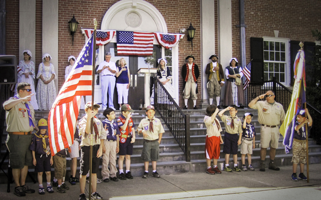 Reading of the 'Declaration' Saturday at Town Hall