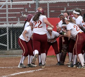 Cadets defeat 'Cats, to play for softball title