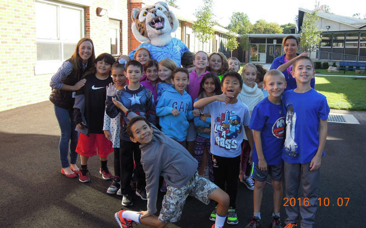 Booth Hill School students walk a mile