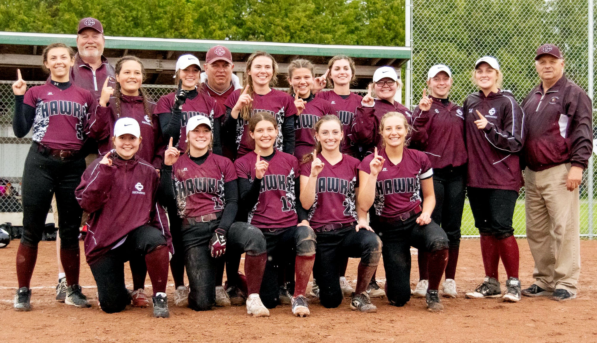 Red Hawks win first district since 2003