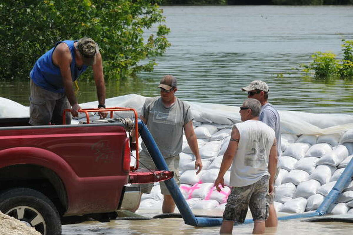 Joe Page Bridge in Hardin closes after Nutwood Levee in Calhoun County ...