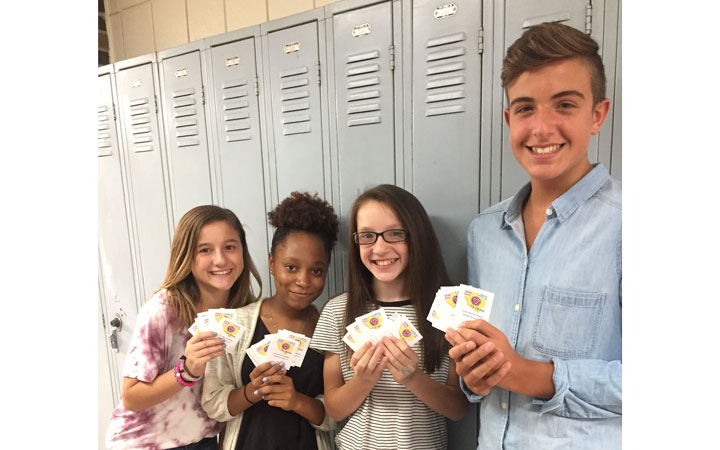 Hillcrest Middle School helping Houston