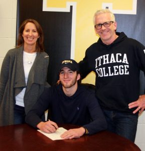 Andrew Tinnesz signs to play lacrosse at Ithaca College