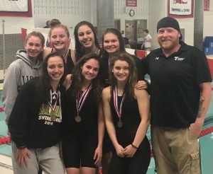 Girls swimming and diving: Trumbull excels at FCIACs