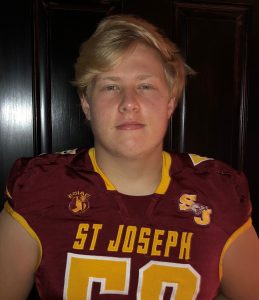 St. Joseph's Cayden Porter a Heart of a Giant nominee