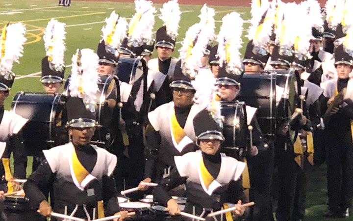 Golden Eagle Marching Band takes first place in competition
