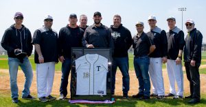 Trumbull baseball reaches back to honor team