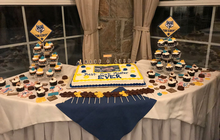 Cub Scouts celebrate Blue and Gold Banquet