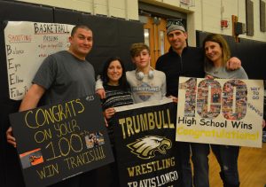 Trumbull's Travis Longo captures 100th career victory