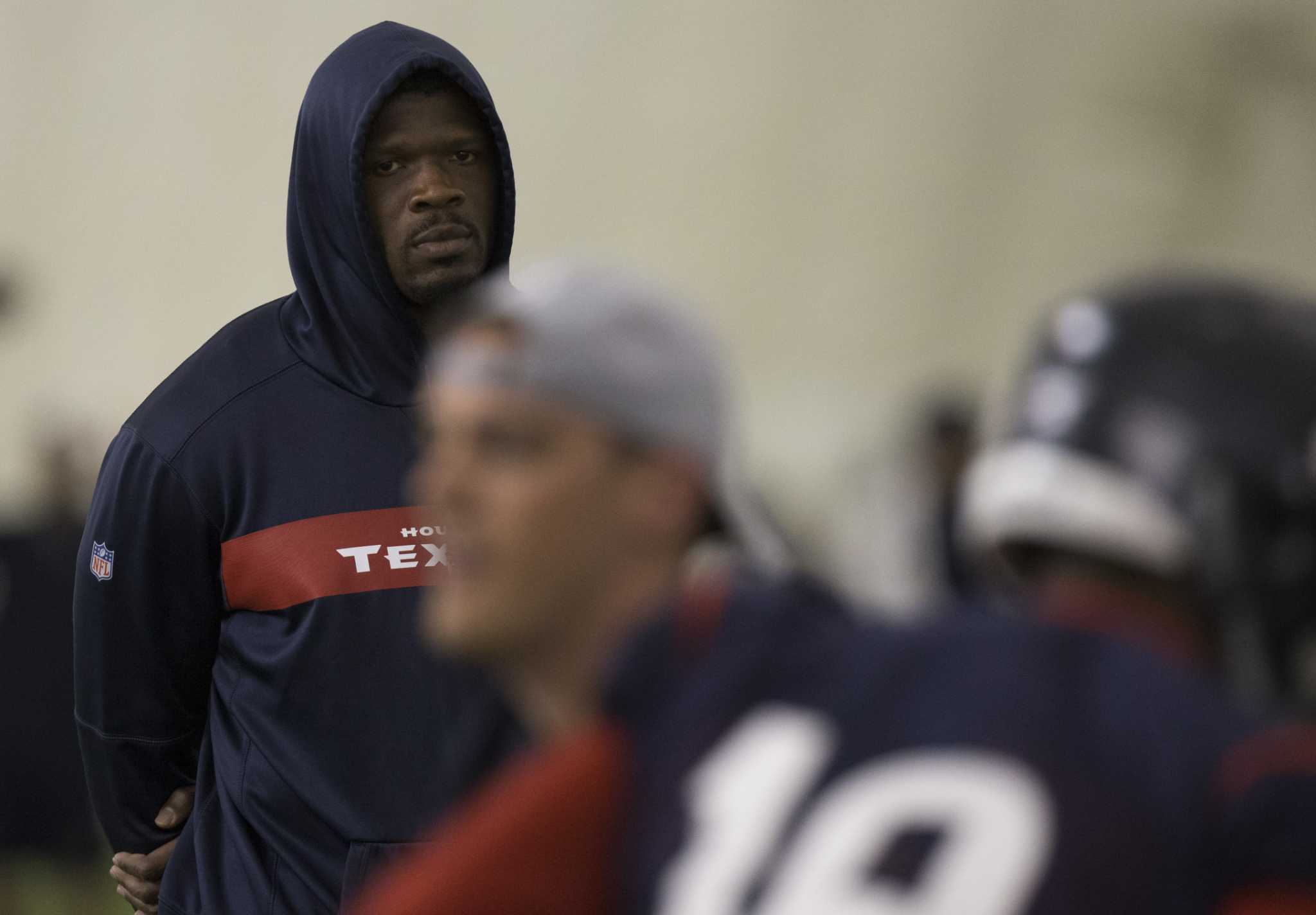 How Andre Johnson is adjusting to being a Texans coach