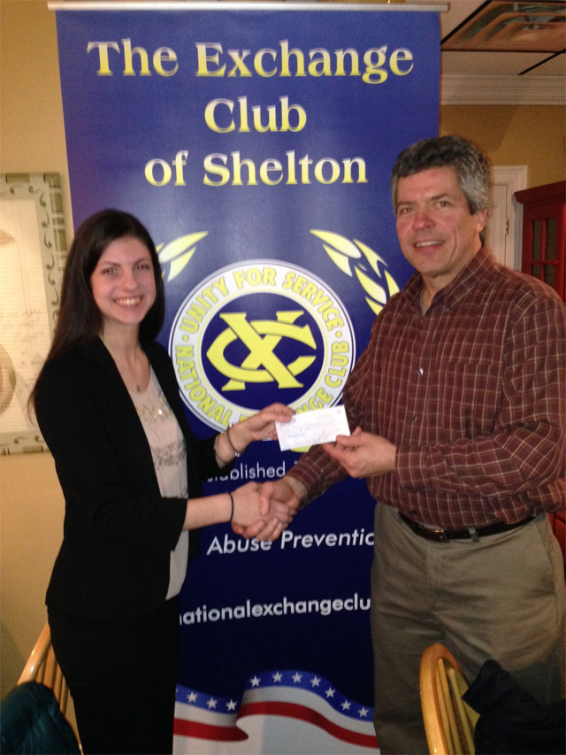 Carly Seamon of Shelton named student of the month