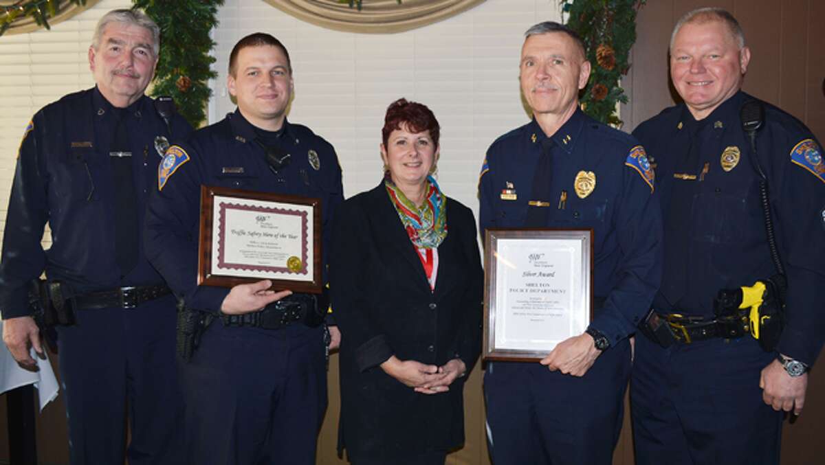 Shelton police’s traffic safety achievements honored by AAA