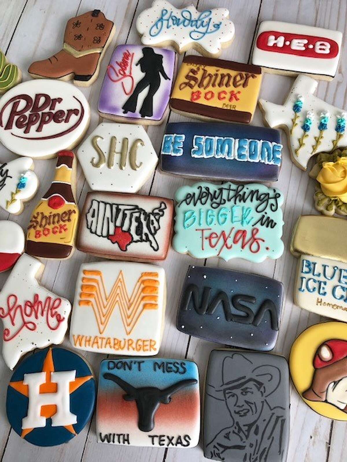Humble baker's iconic Houston and Texas-themed cookies make home-based ...