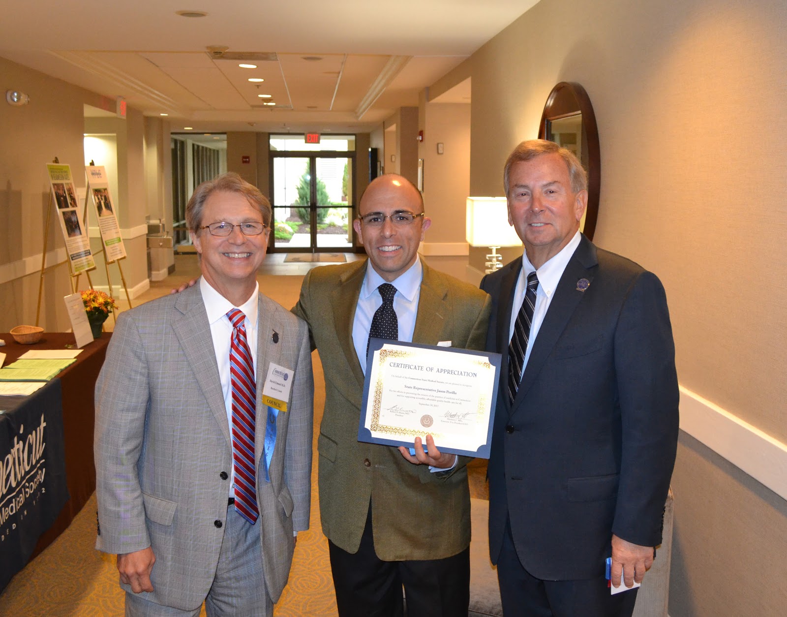 Perillo honored by Connecticut State Medical Society