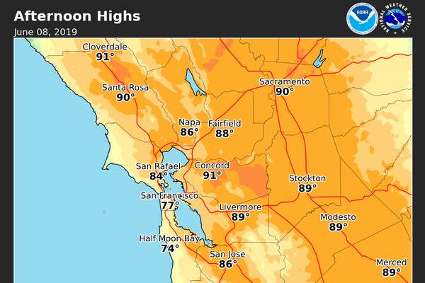 Weather Map San Francisco Bay Area - Map