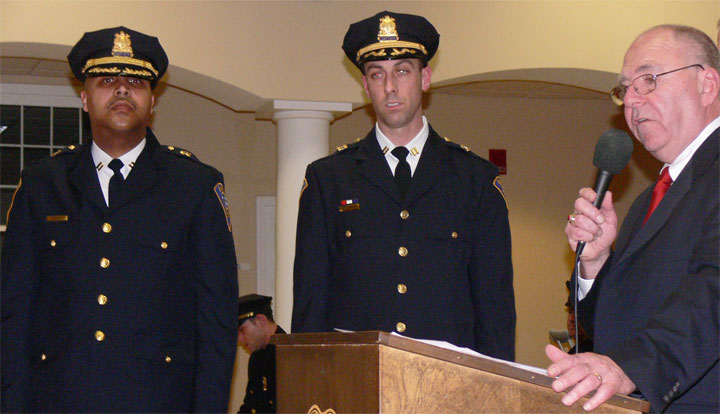 Two are promoted to captain in the Shelton Police Department