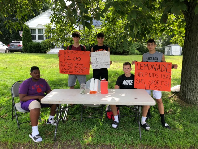 Students hold lemonade stand to support those who can't 'Pay to play'
