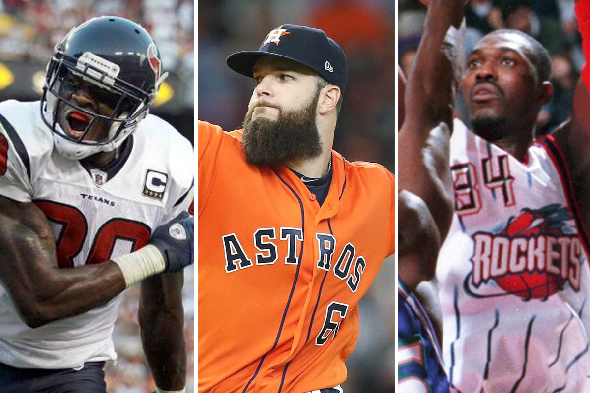 Houston pro athletes who left via trade and free agency for other teams