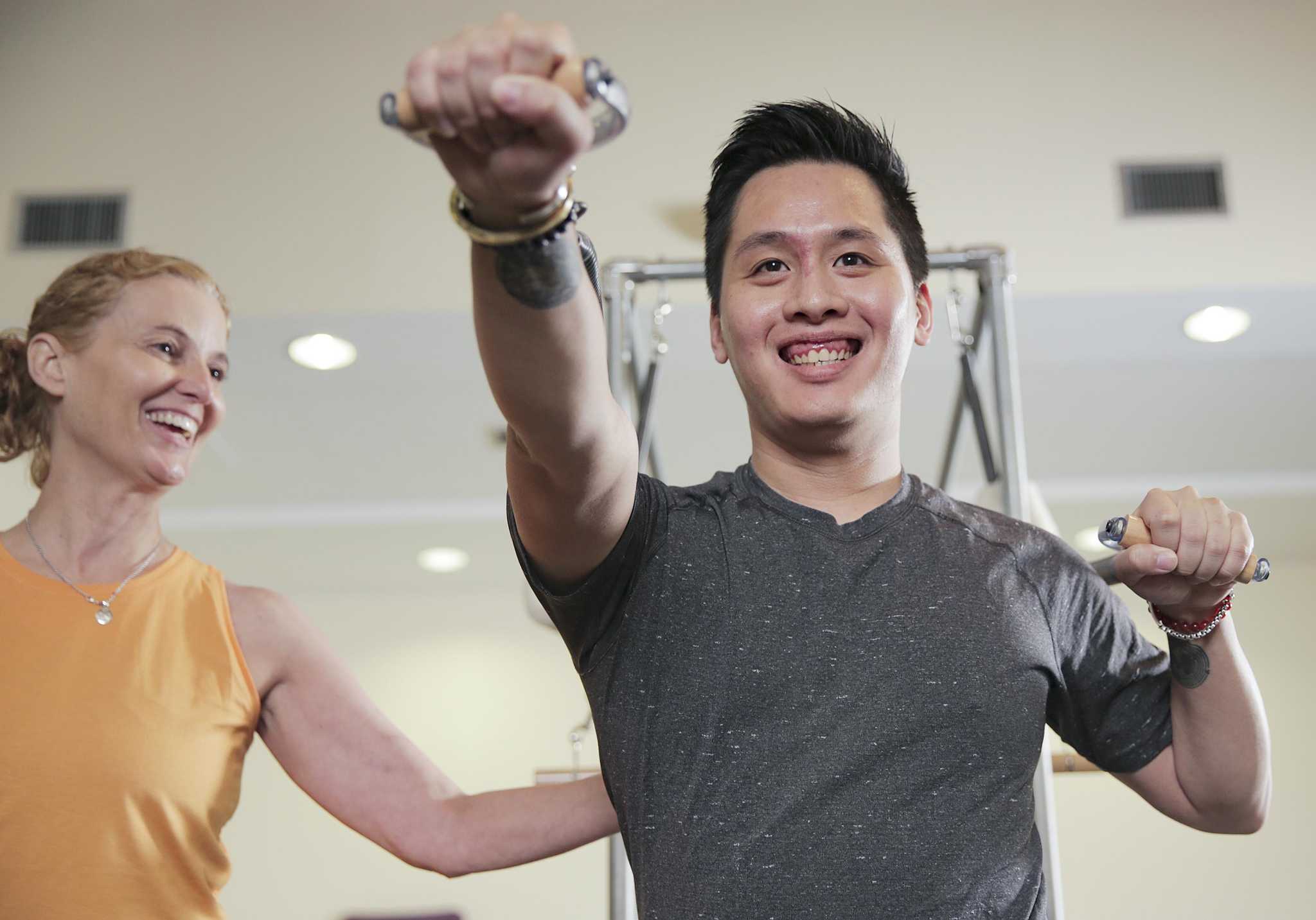 Transformation: Nicholas Nguyen discovered Pilates and self-confidence