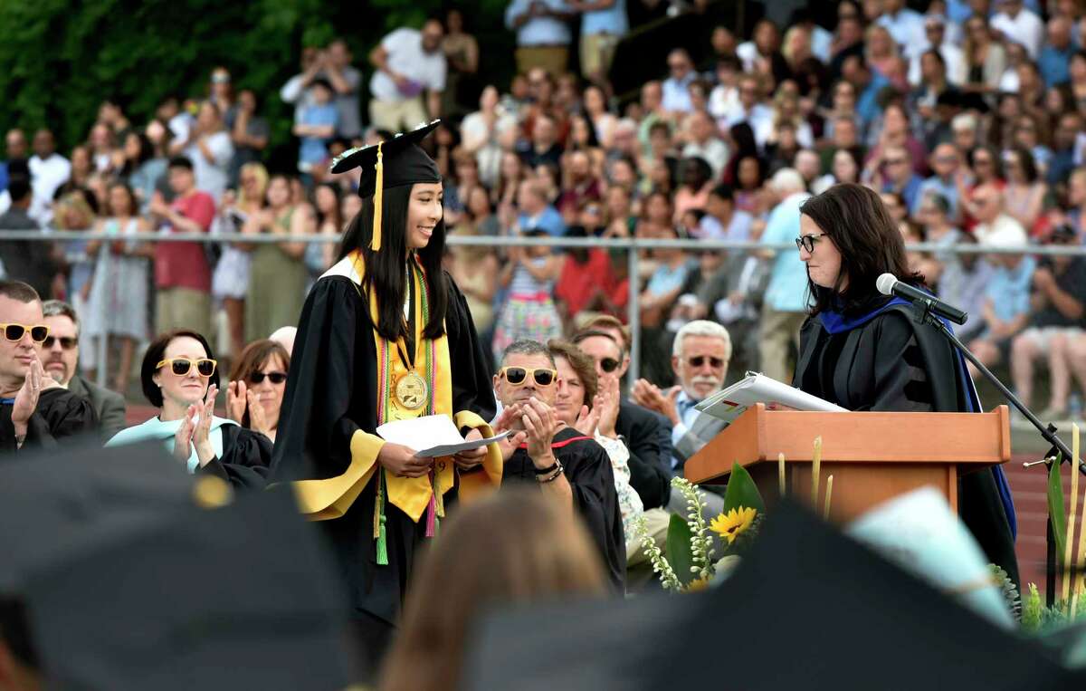 Jonathan Law High School graduation