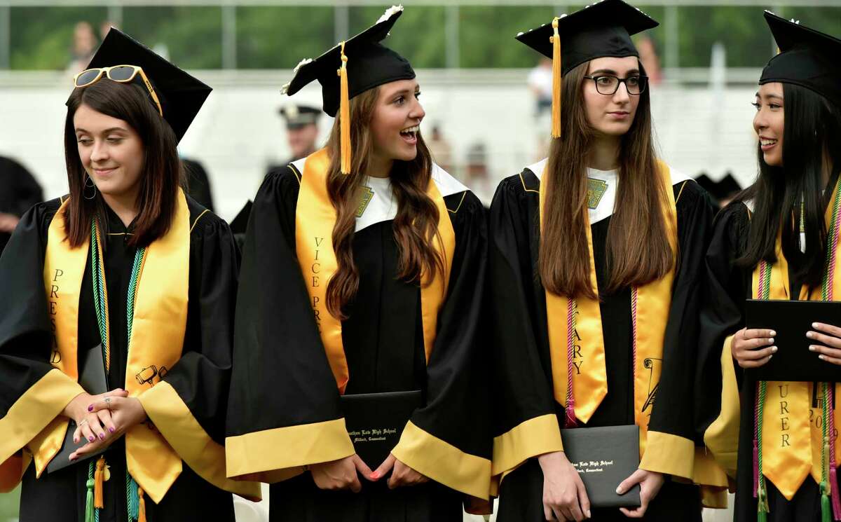 Jonathan Law High School graduation