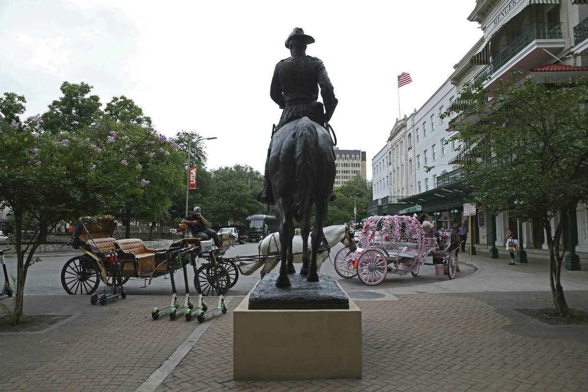 Roosevelt statue now part of Alamo Plaza