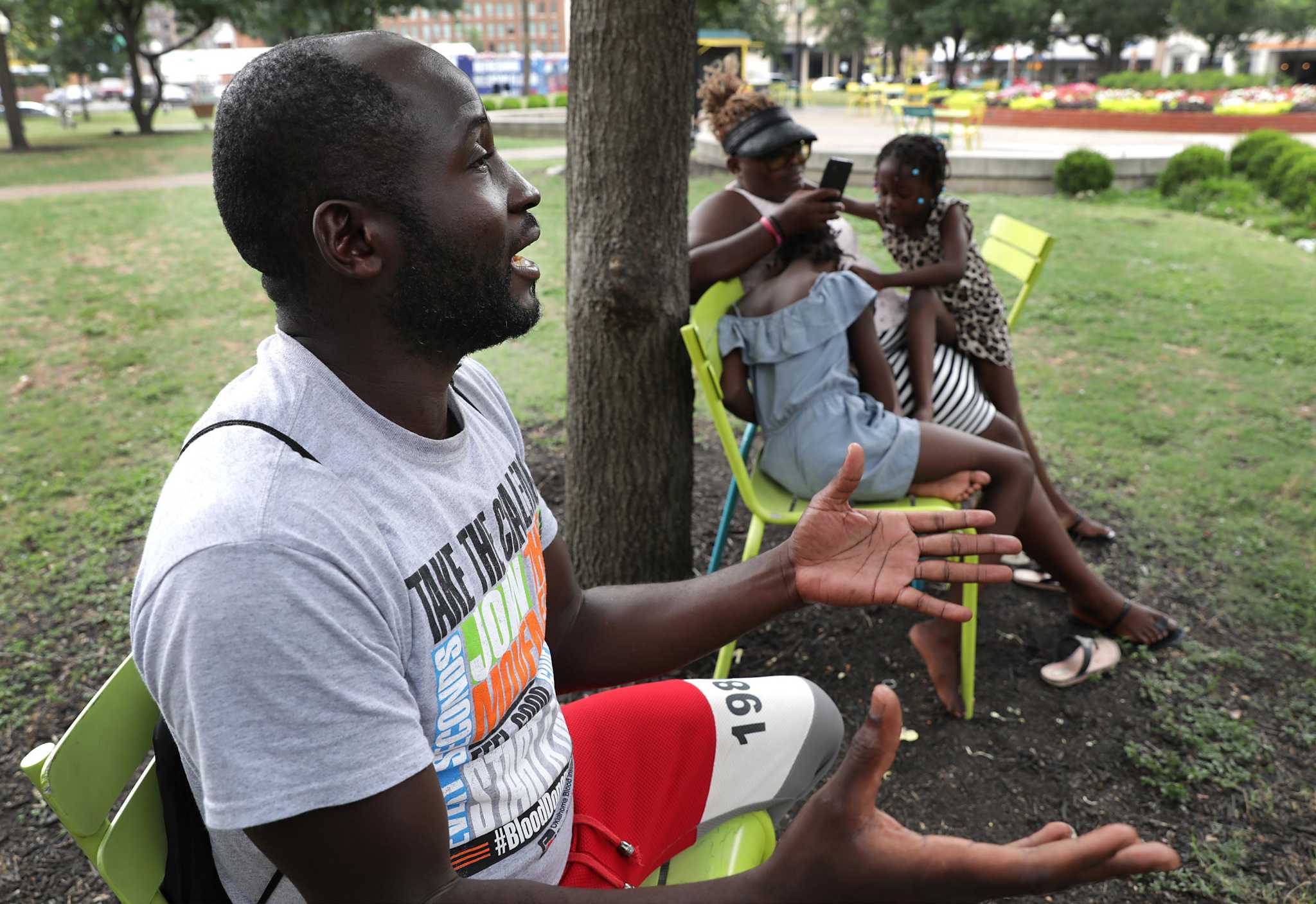 African asylum seekers found temporary shelter in San Antonio