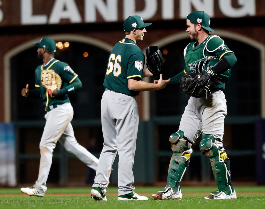 A’s longtime minor-league catcher Beau Taylor gets first start in majors