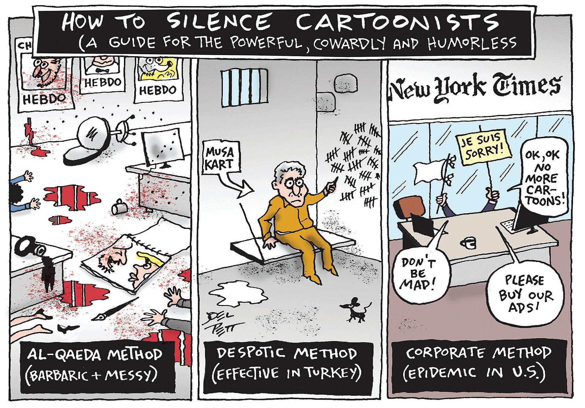 Don’t mess with editorial cartoonists!