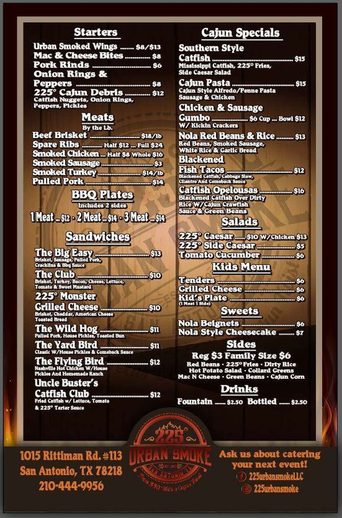 Barbecue meets Cajun at new restaurant 225 Urban Smoke on San Antonio’s ...