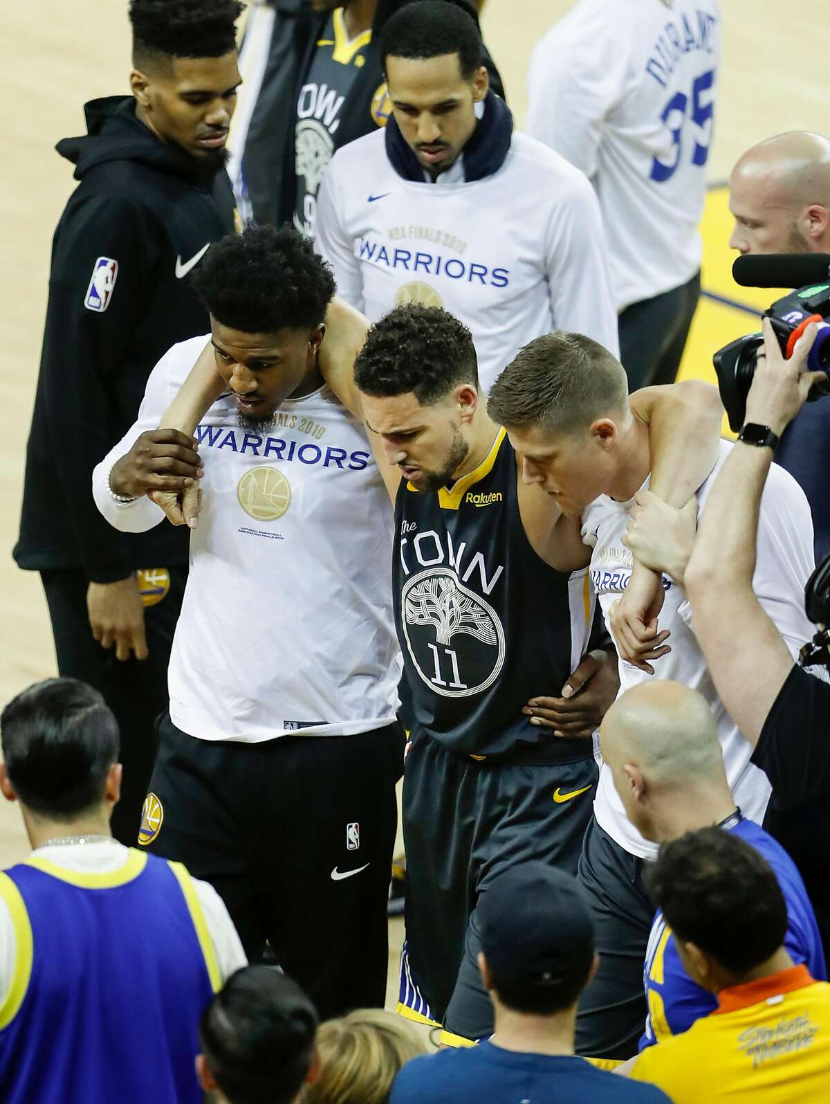 Warriors’ Klay Thompson suffers torn ACL in Game 6 of NBA Finals
