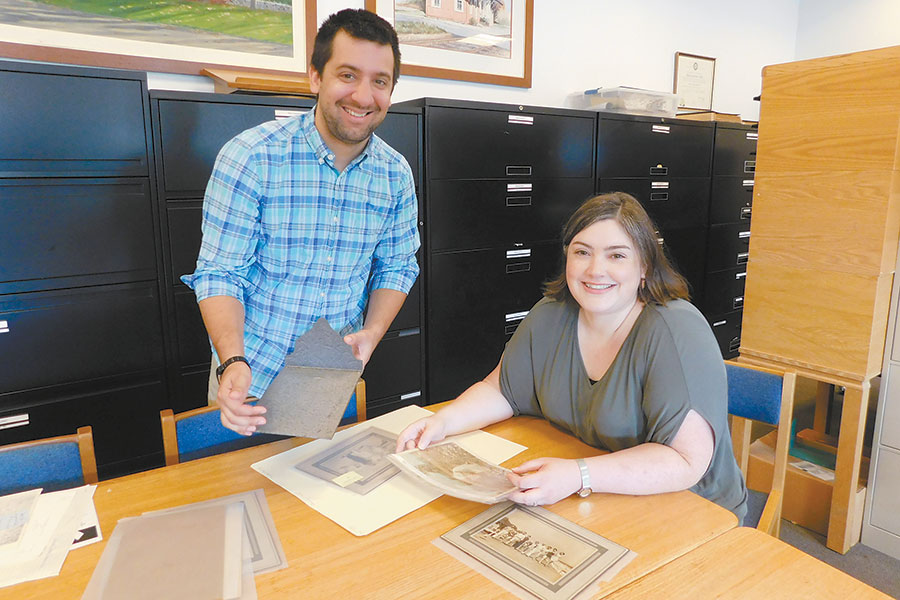 Russell hands over history room reins