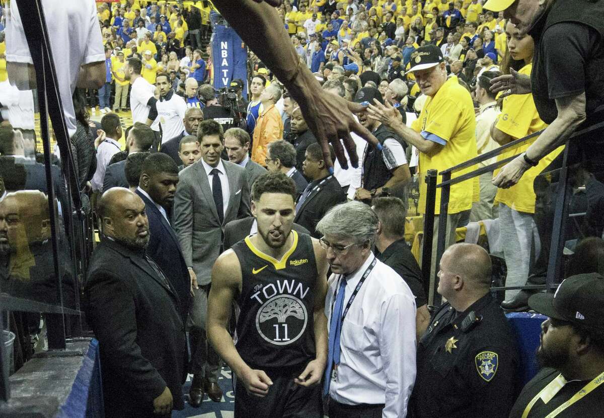 Warriors’ Klay Thompson suffers torn ACL in Game 6 of NBA Finals