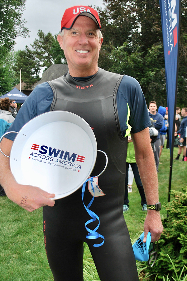 Wilton family swims to fight cancer