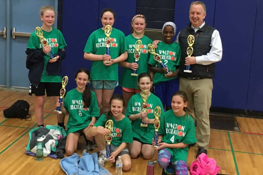 Wilton recreation basketball crowns five champs