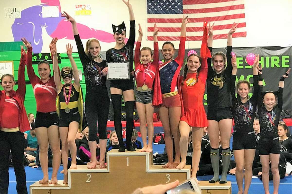 Wilton Y gymnasts flex their super powers