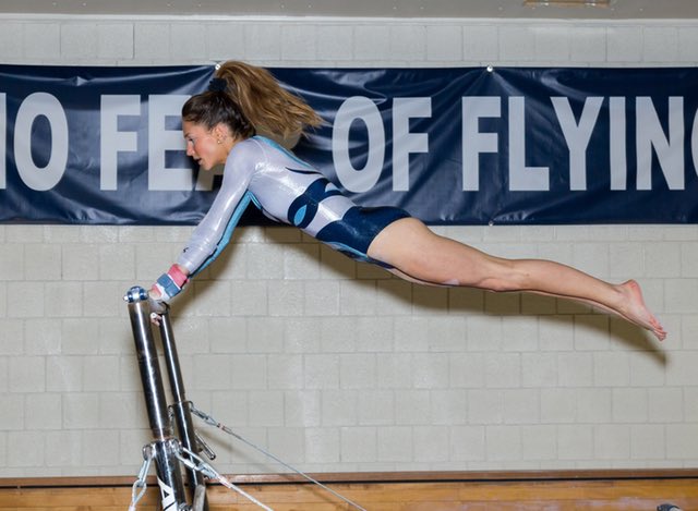 Wilton gymnastics team wins final meet; states up next