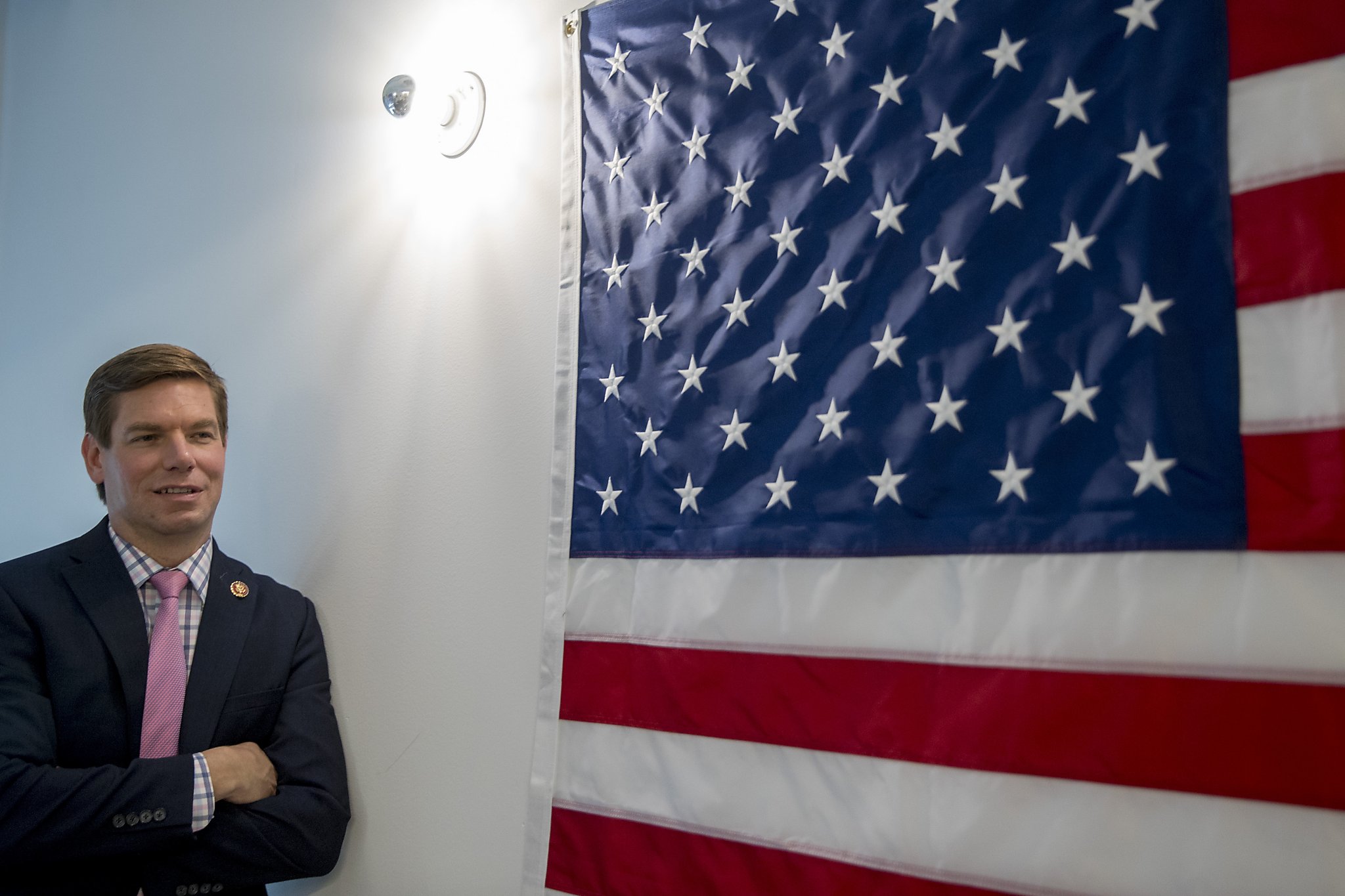 Eric Swalwell says White House bid is aimed at mending ‘a broken promise’