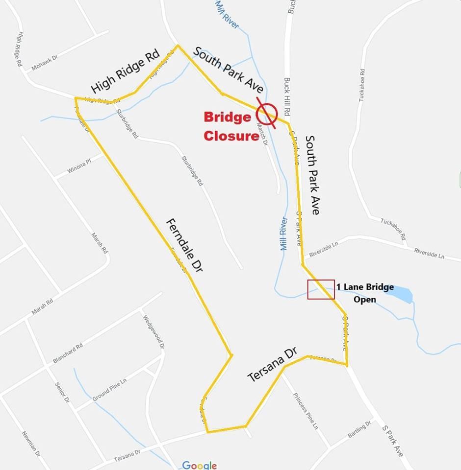 Bridge replacement leads to road closure