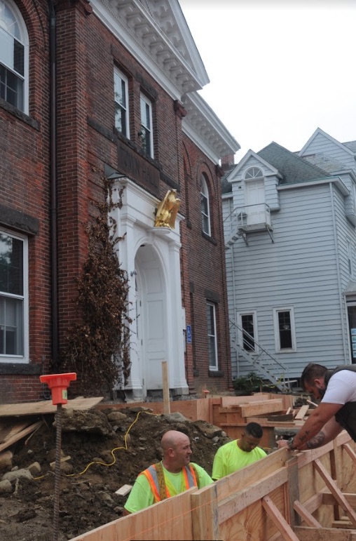 Town hall work likely to be done in early November