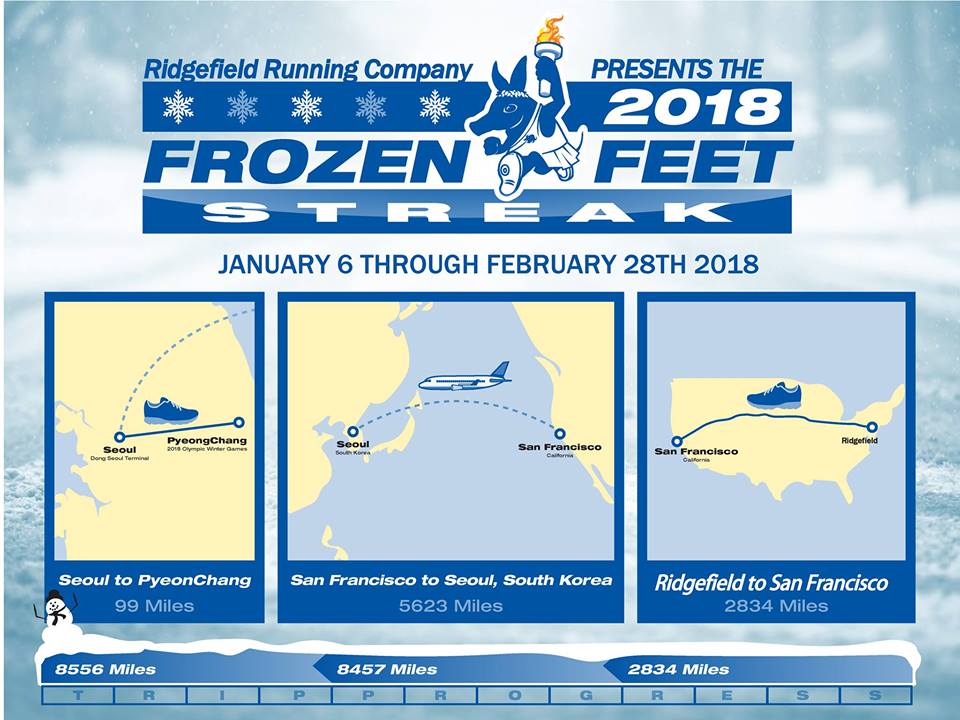 Who’s got frozen feet? Runners find routine braving the elements