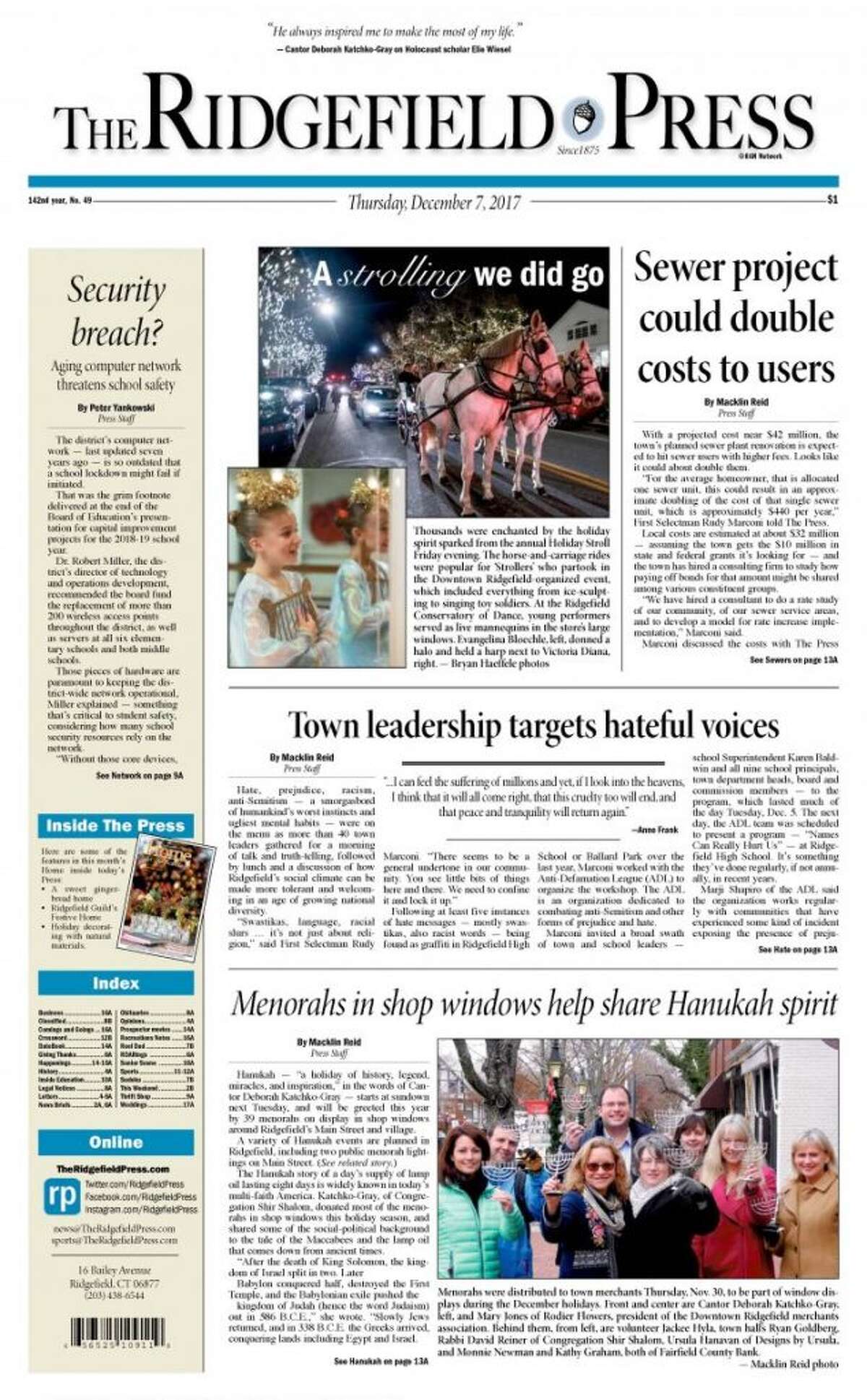 In this week’s Ridgefield Press