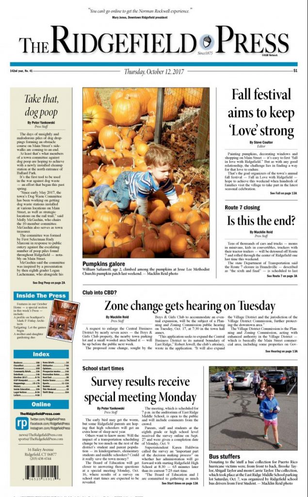 In this week’s Ridgefield Press