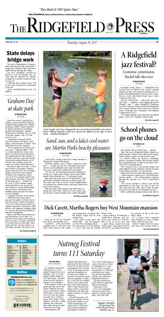 In this week’s Ridgefield Press