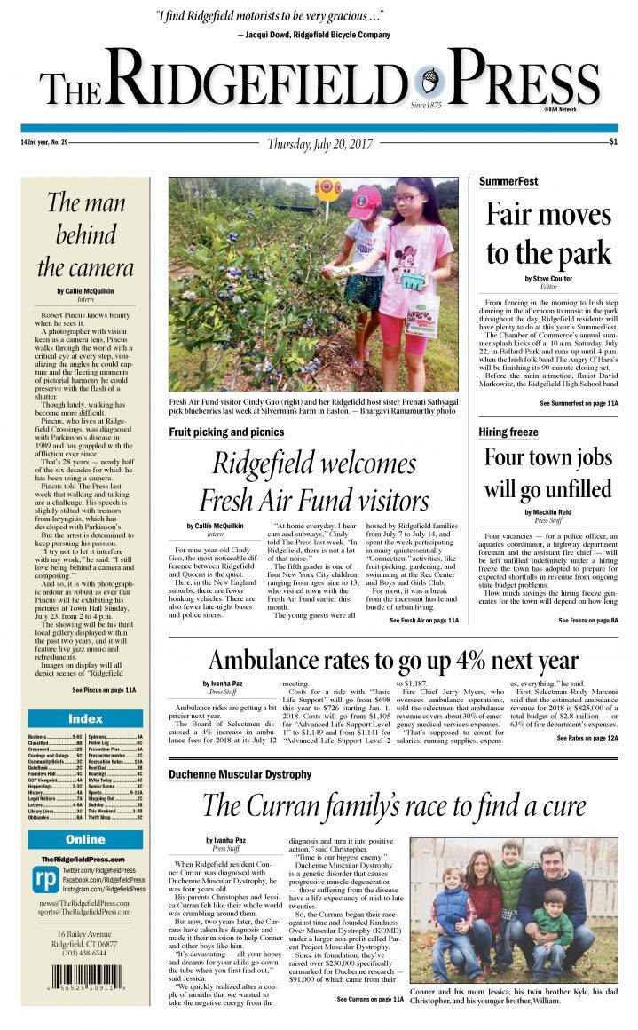 In this week’s Ridgefield Press