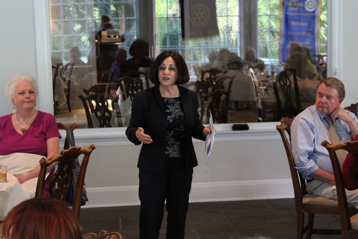 Senator Toni Boucher meets with Ridgefield rotarians