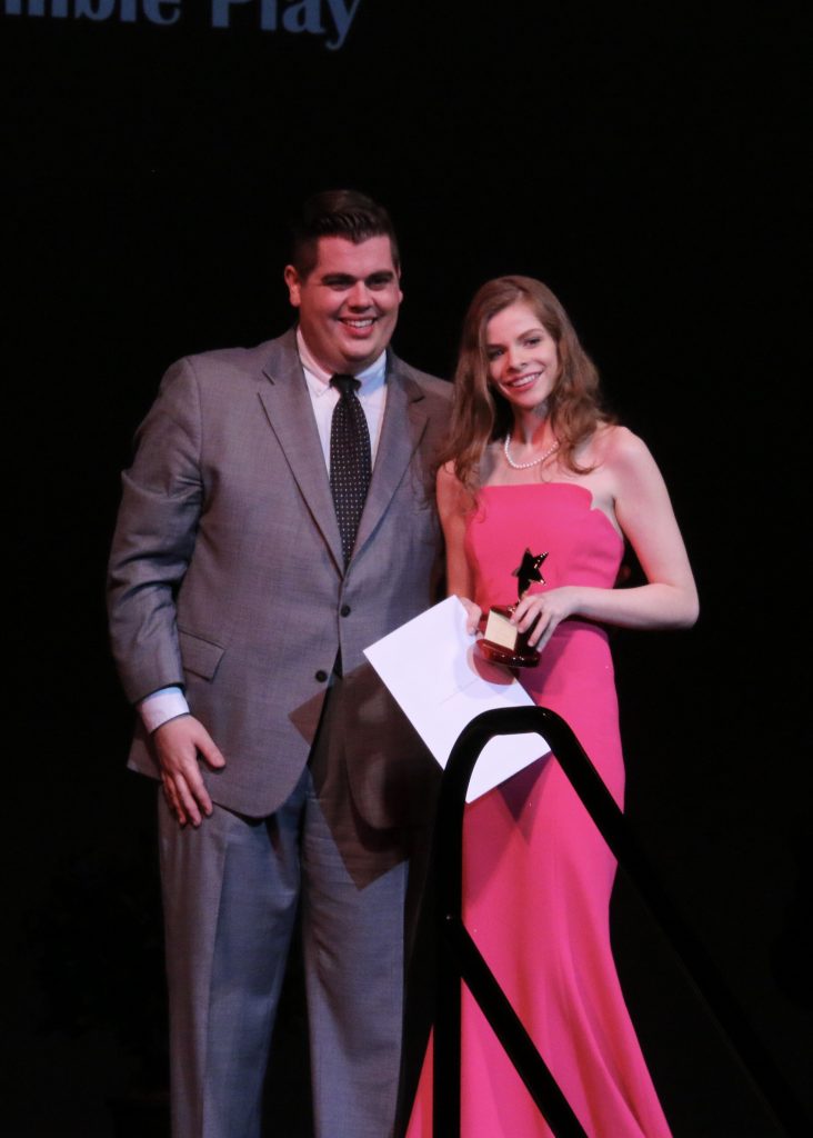 Tyler Carey, Sarah Thorn win acting prizes at Halo Awards