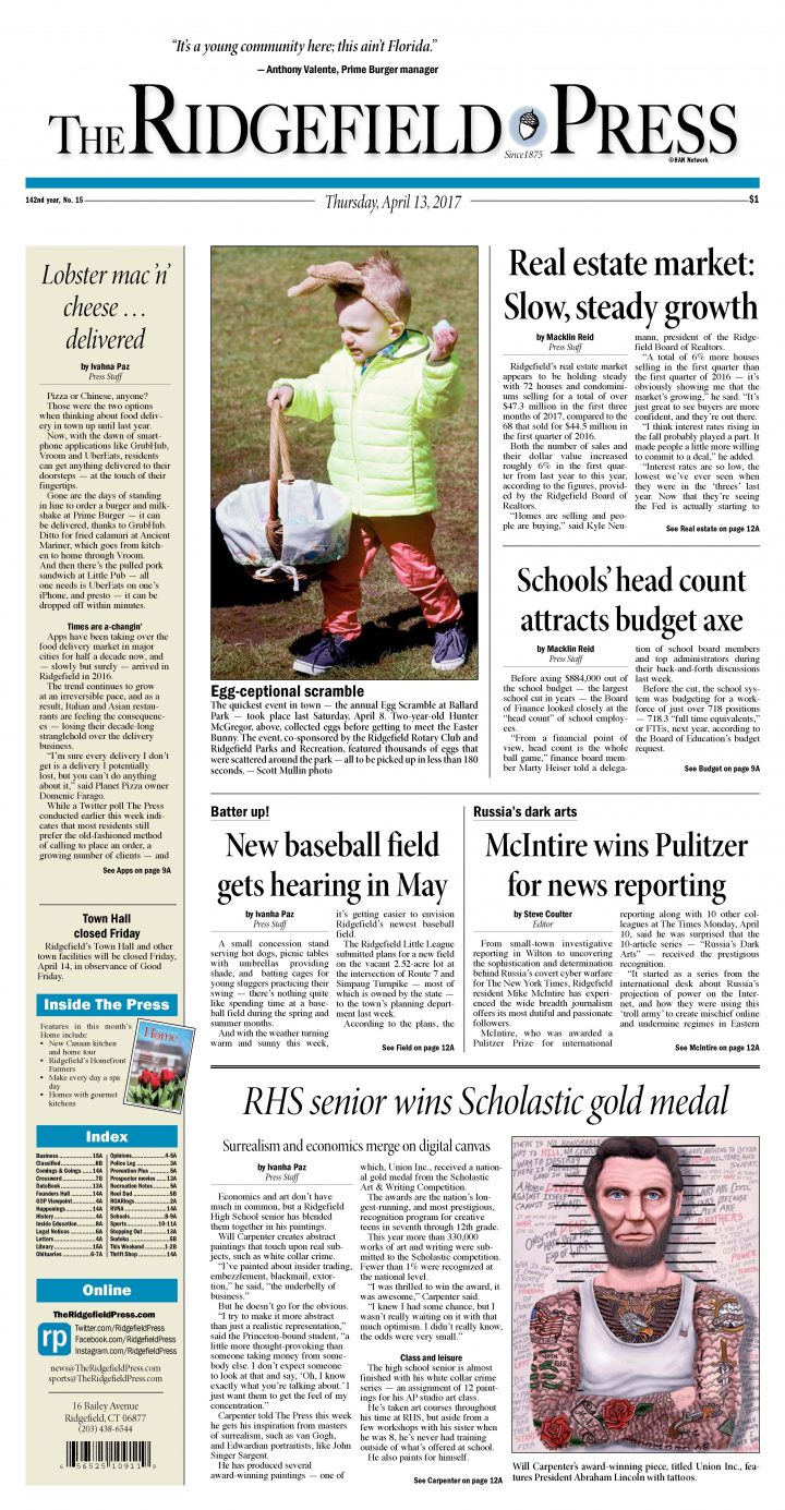 In this week’s Ridgefield Press