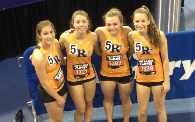 Ridgefield girls set relay record at New Balance Games
