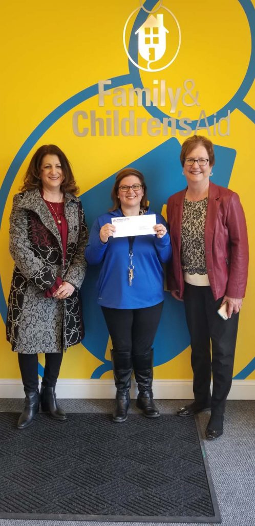 Family and Children’s Aid receives support from Thrift Shop